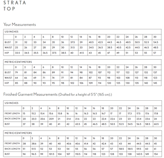 Strata Top - By Sew Liberated Patterns – Riverside Fabrics